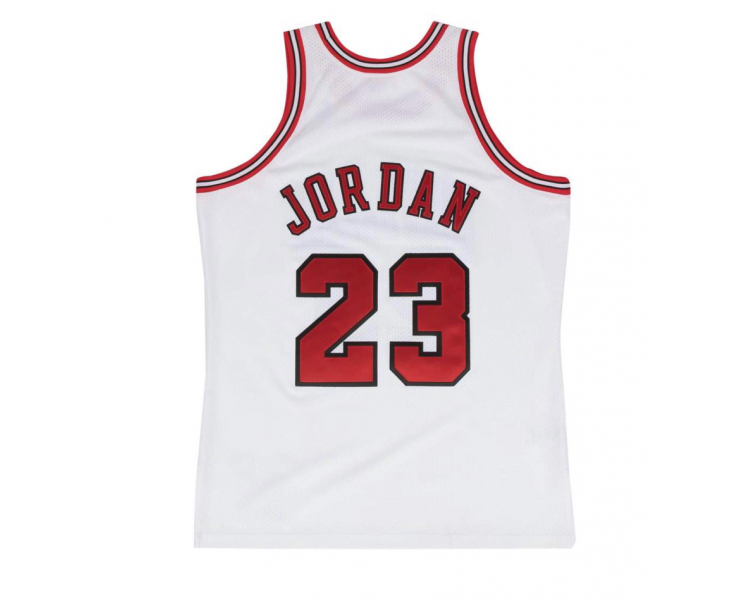 textile maillot mitchellandness authentic jersey '97 jordan white.
