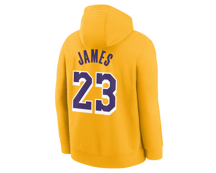 textile sweats nike sweat nba enfant james lakers gold.